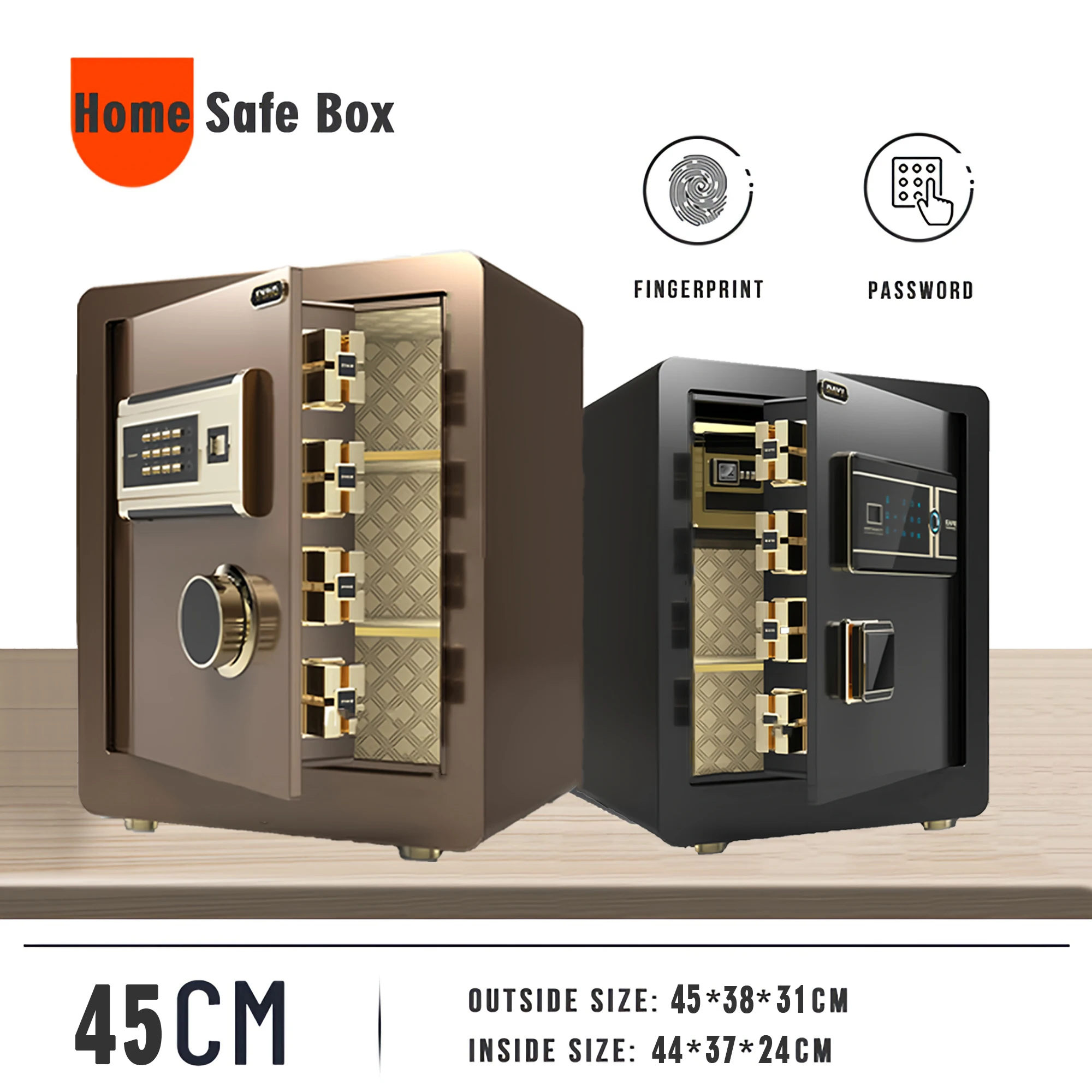 Security-Safety-Box-Safe-Fingerprint-Hidden-Form-Small-Household-Safe ...