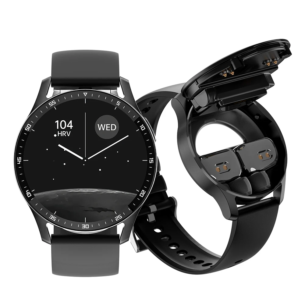 2-in-1-Smart-Watch-with-Earbuds-Bluetooth-Headset-1-32-inch-Screen ...