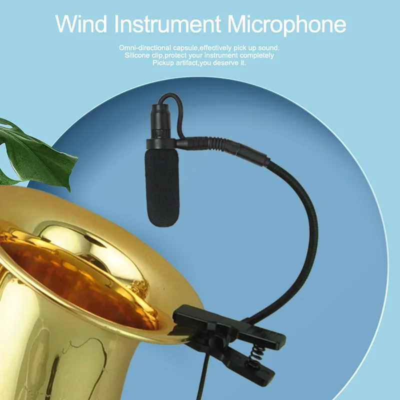 Saxophone-Omnidirectional-Microphone-for-Music-Instrument-Mini-Portable ...
