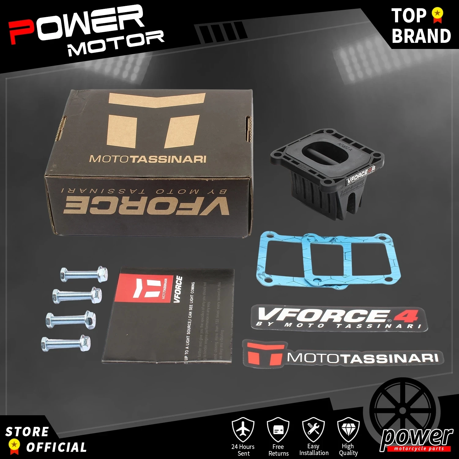 New-Motorcycle-Carbon-Fiber-V-Force-4-Reed-Valve-System-for-Husqvarna ...