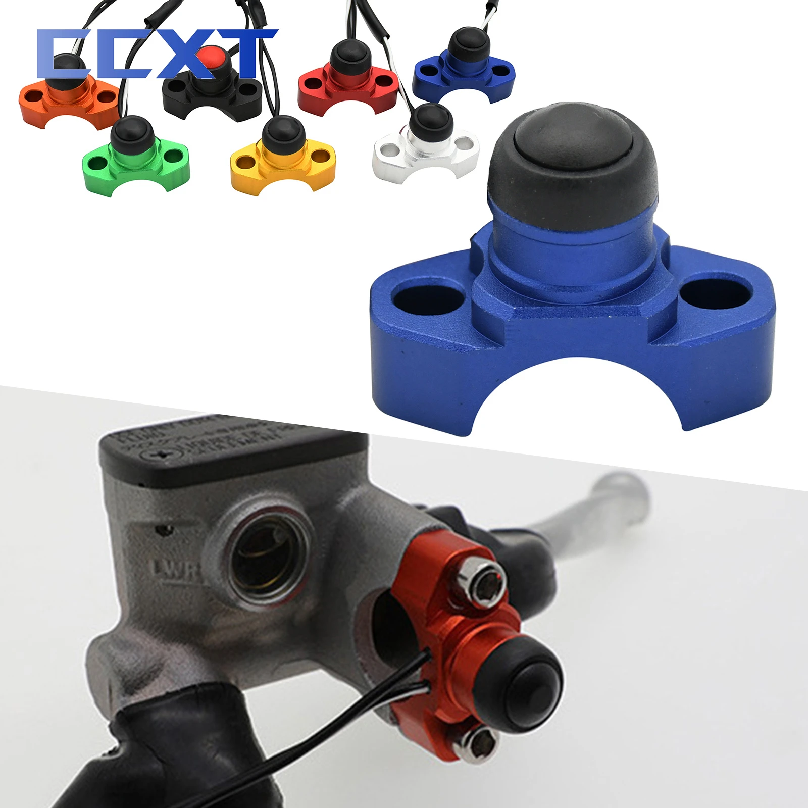 Motorcycle Dirt Bike Universal CNC Start Kill Switch Engine ON OFF ...