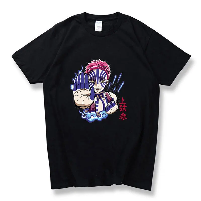 Anime-Demon-Slayers-Hantengu-Printed-Cotton-Clothing-For-Men-Harajuku ...