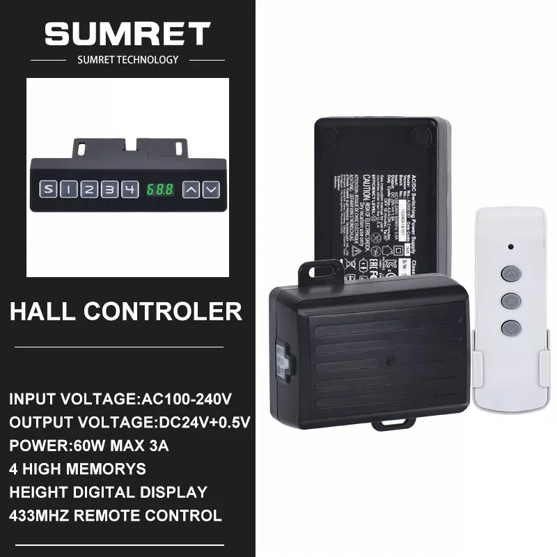 Hall-Controler-For-DC-Motor-Lift-Table-Desk-Linear-Actuator-AC-100V ...