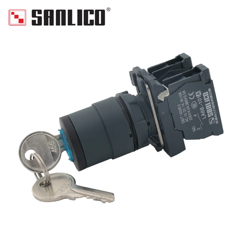 Waterproof Key Lock Selector Switch Rotary Switch Knob Switch Two or ...