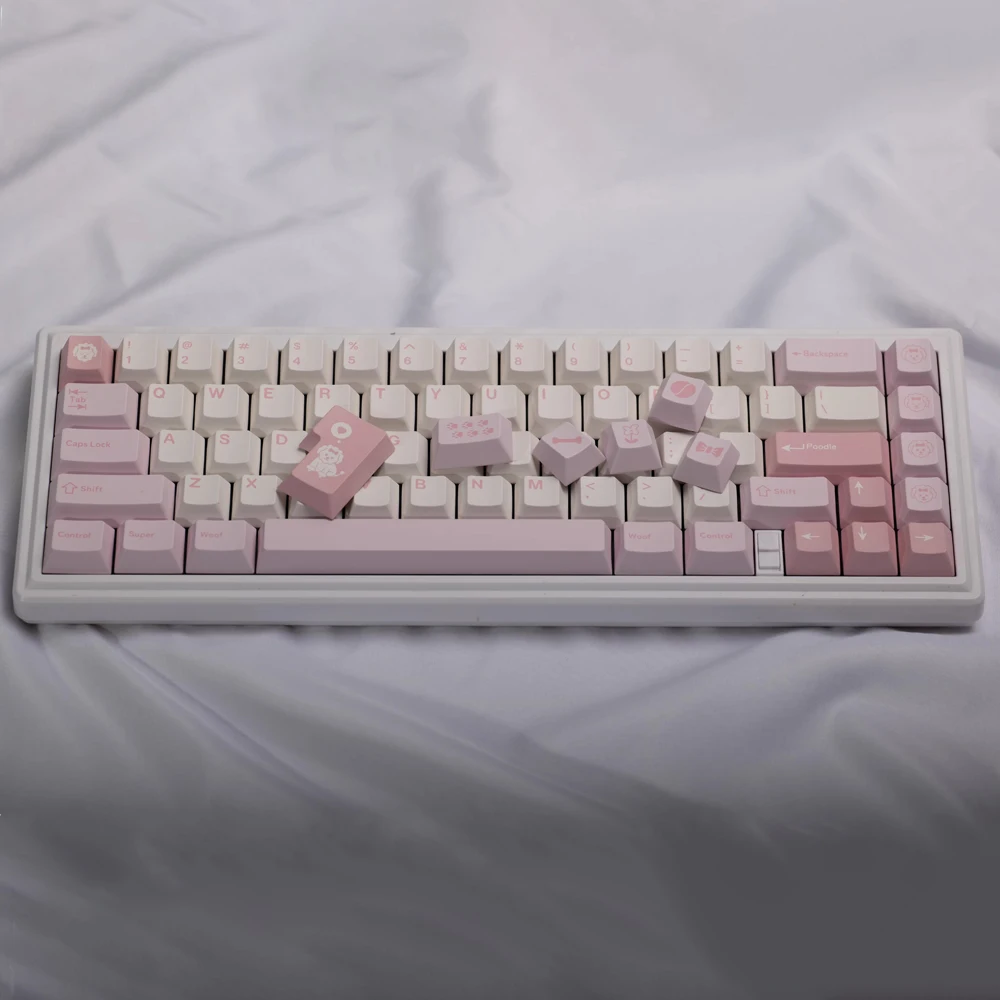 177-Keys-Pink-Keycaps-Cherry-Profile-PBT-Dye-Sublimation-Keycap-For-MX ...