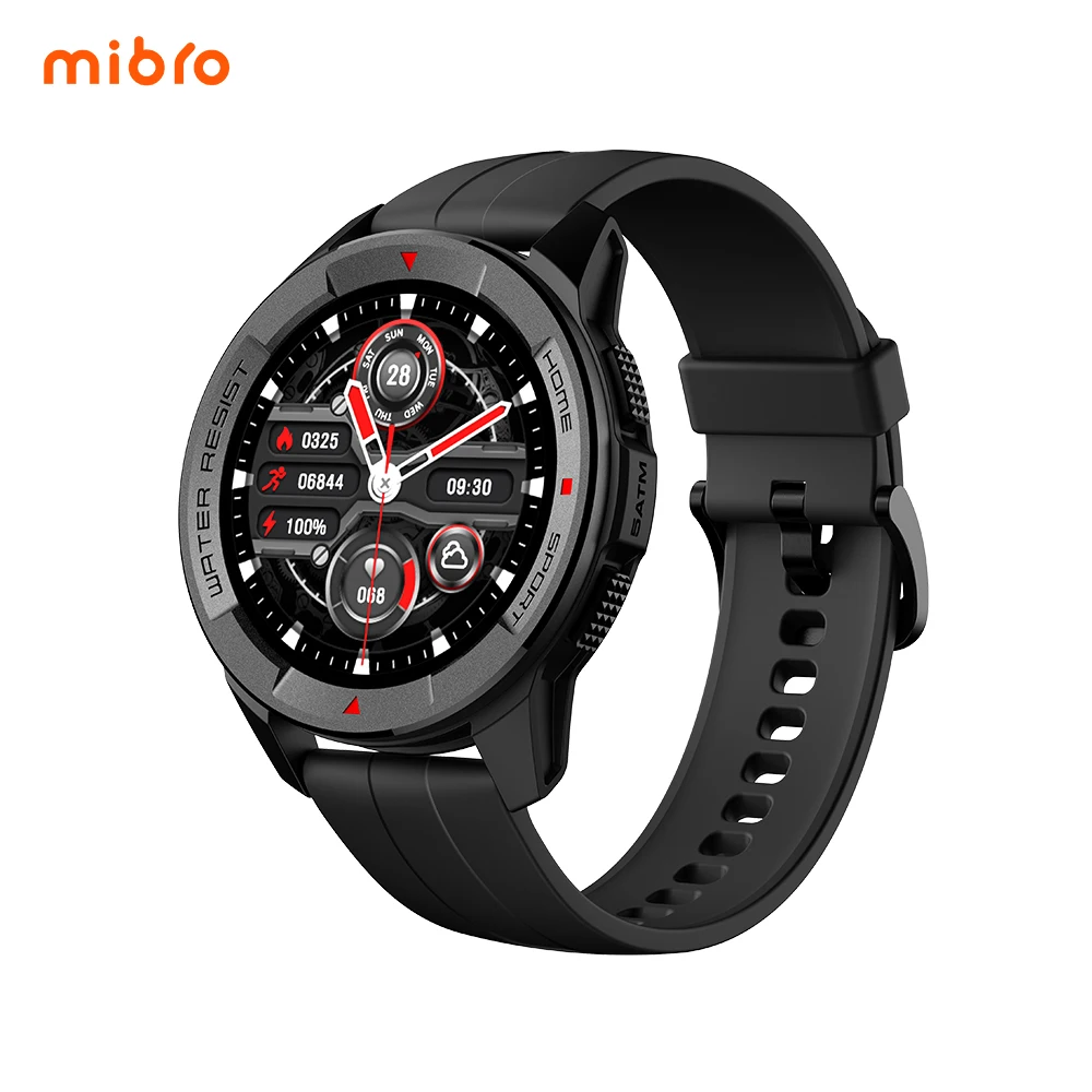 Mibro X1 Smartwatch Versão Global 1.3inch AMOLED HD Tela 5ATM À Prova D ...