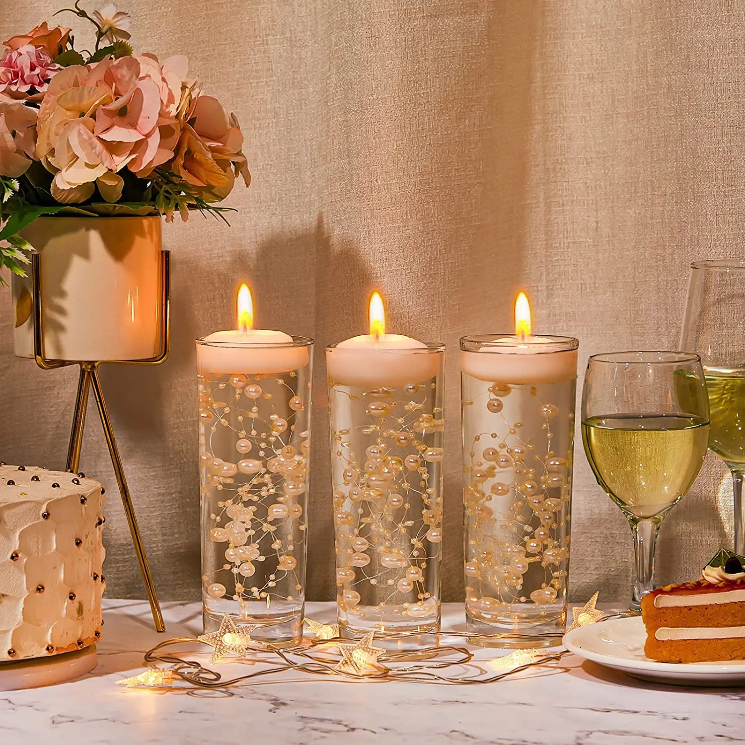 Floating Beads For Centerpieces