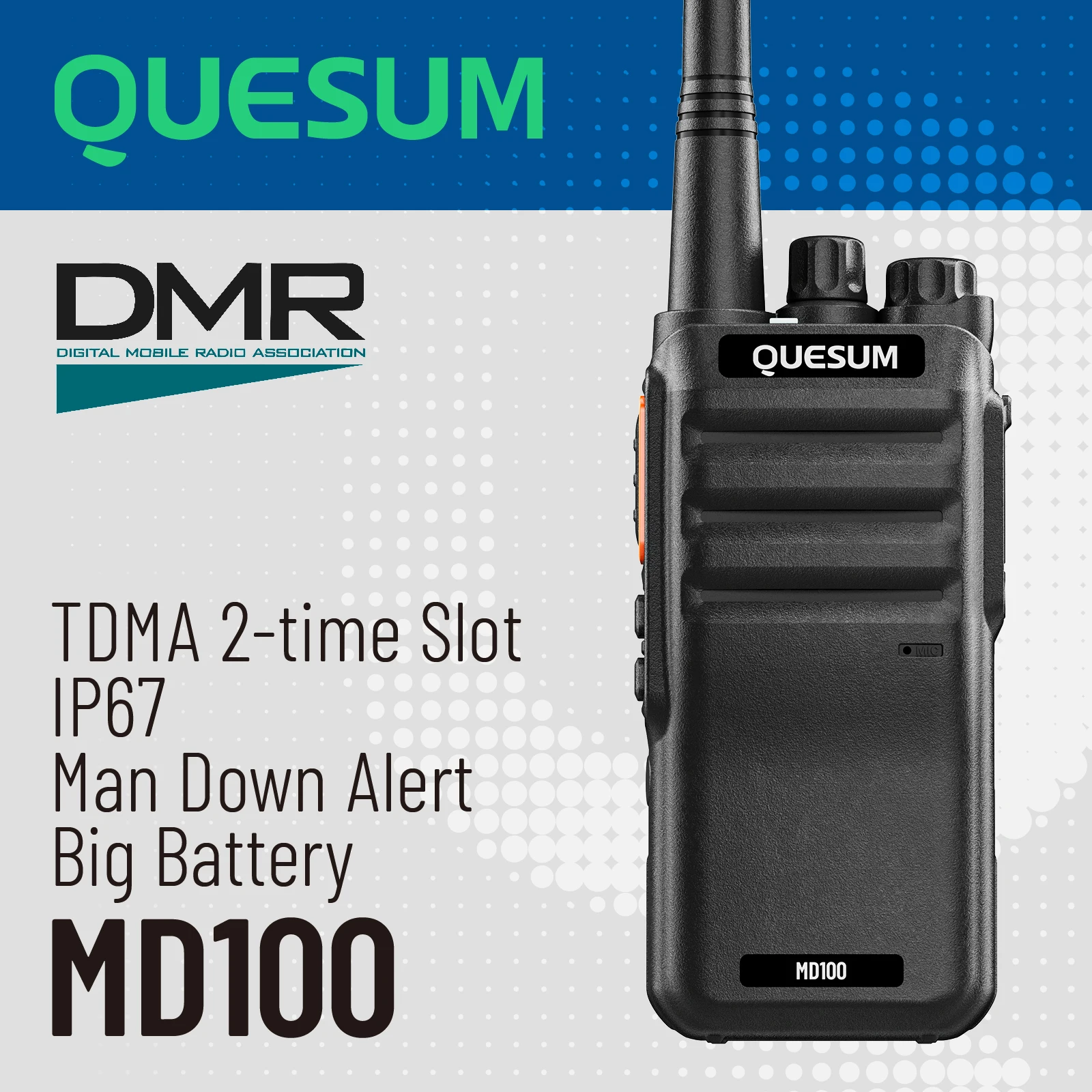 Long-Range-Digital-Walkie-Talkie-Two-Way-Radio-Rechargeable-Transceiver ...