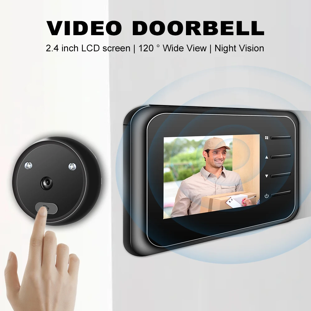 Doorbell-Door-Viewer-Door-Peephole-Door-Camera-Doorbell-with-Wireless ...