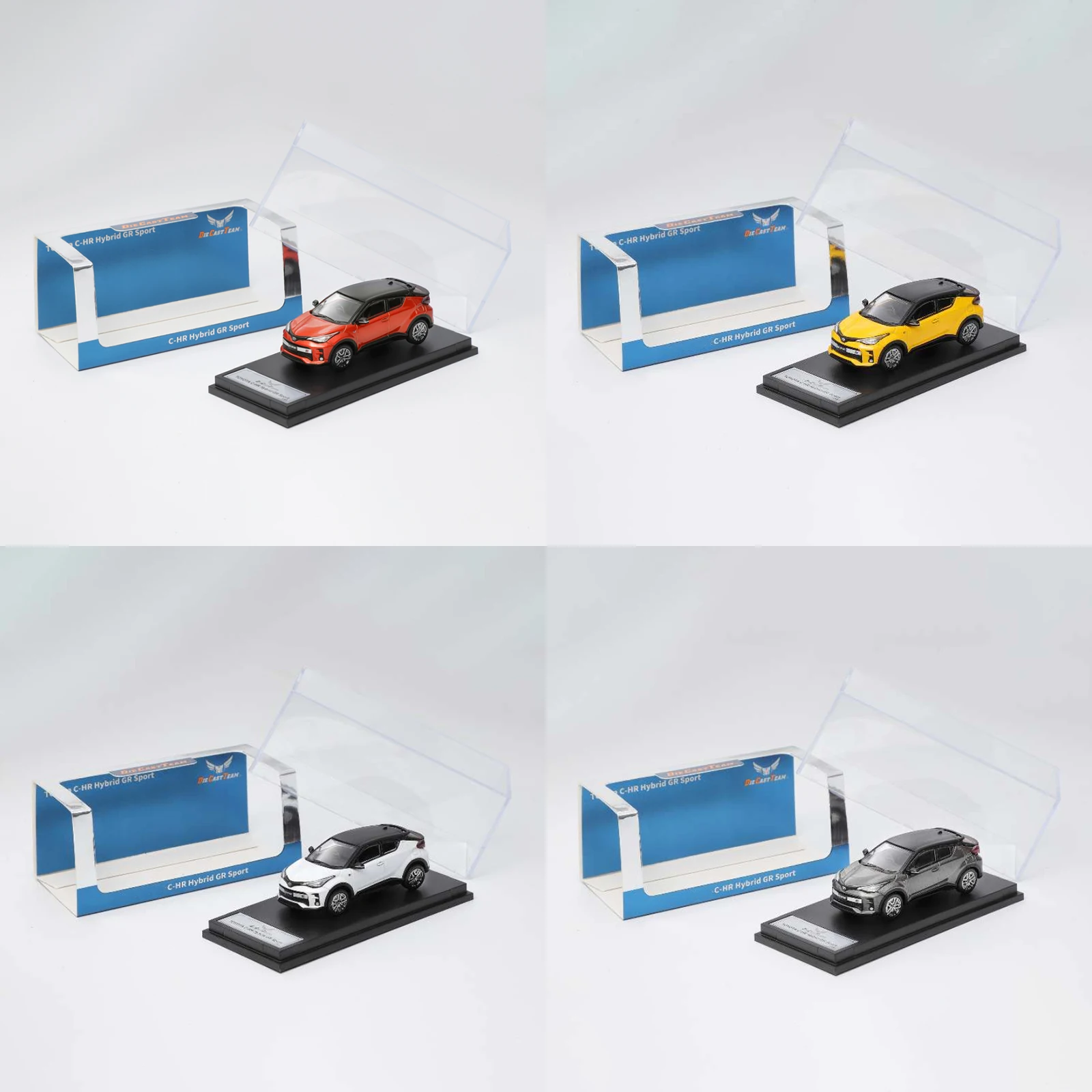 DCT 1:64 Scale CH-R Hybrid GR Sport Alloy Emulation Car Delicacy Model ...
