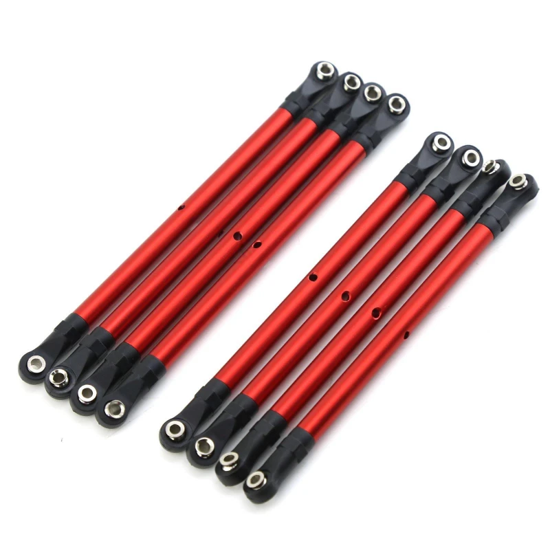 8-PCS-Aluminum-Alloy-RC-Link-Rod-Linkage-Set-313MM-Wheelbase-For-1-10 ...