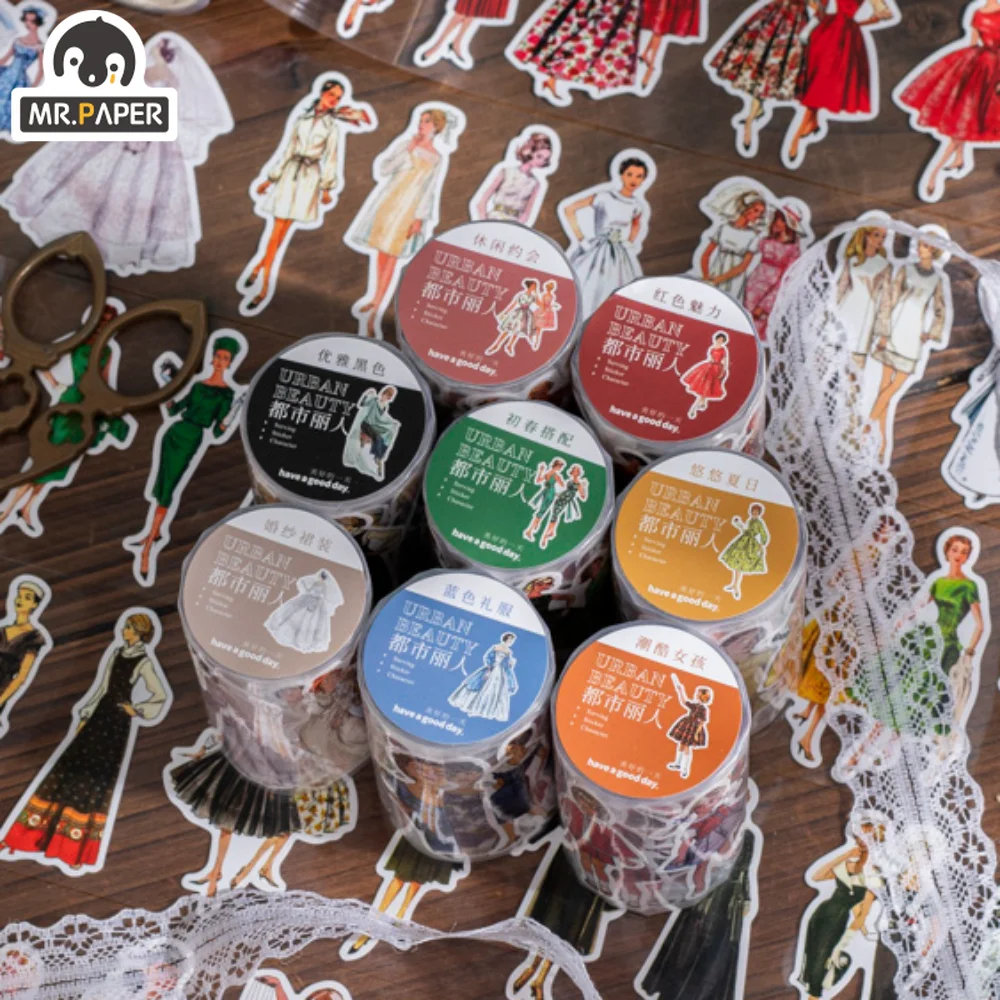 Mr-Paper-rollo-de-cinta-adhesiva-Vintage-de-8-estilos-200cm-patr-n-rico ...