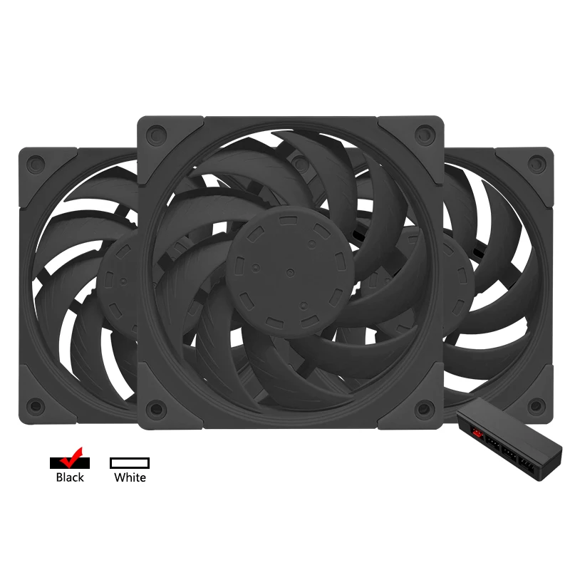 High Performance 800 2500RPM 4PIN PWM 12cm Computer Case Cooling System ...