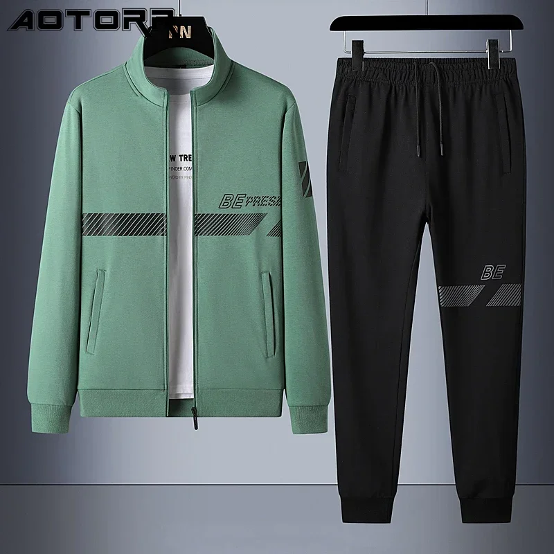 Ch-ndal-informal-para-hombre-conjunto-de-2-piezas-de-chaqueta-de-manga ...