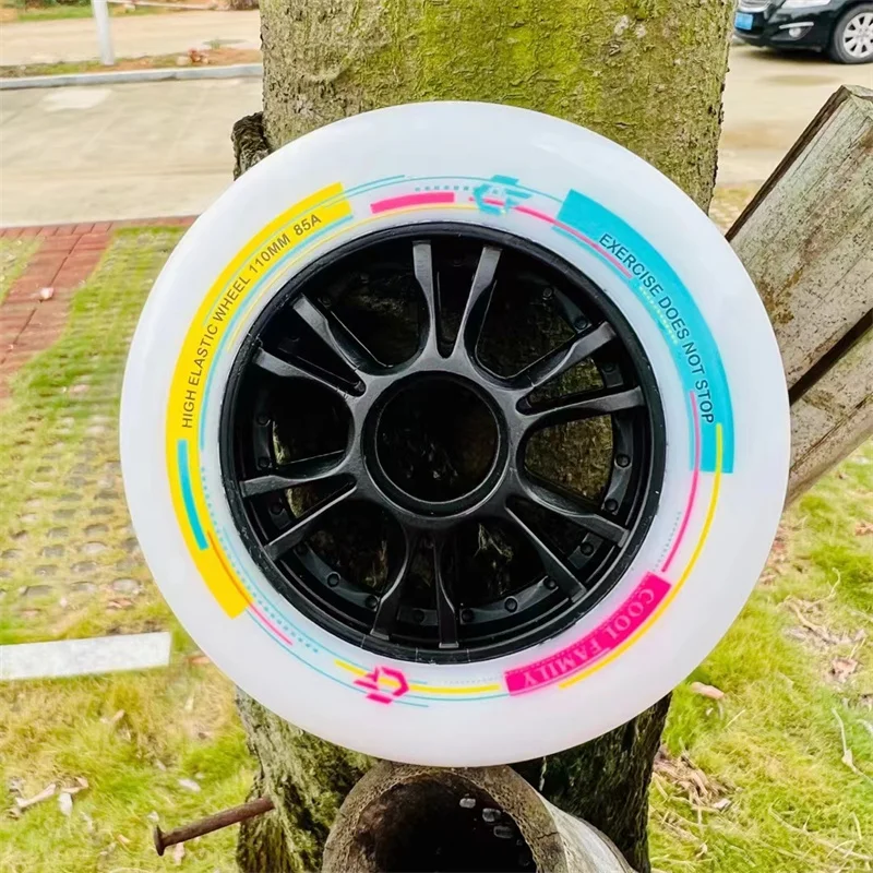 Rueda de Patinaje de Velocidad de alto rebote, neumáticos de patines de ...