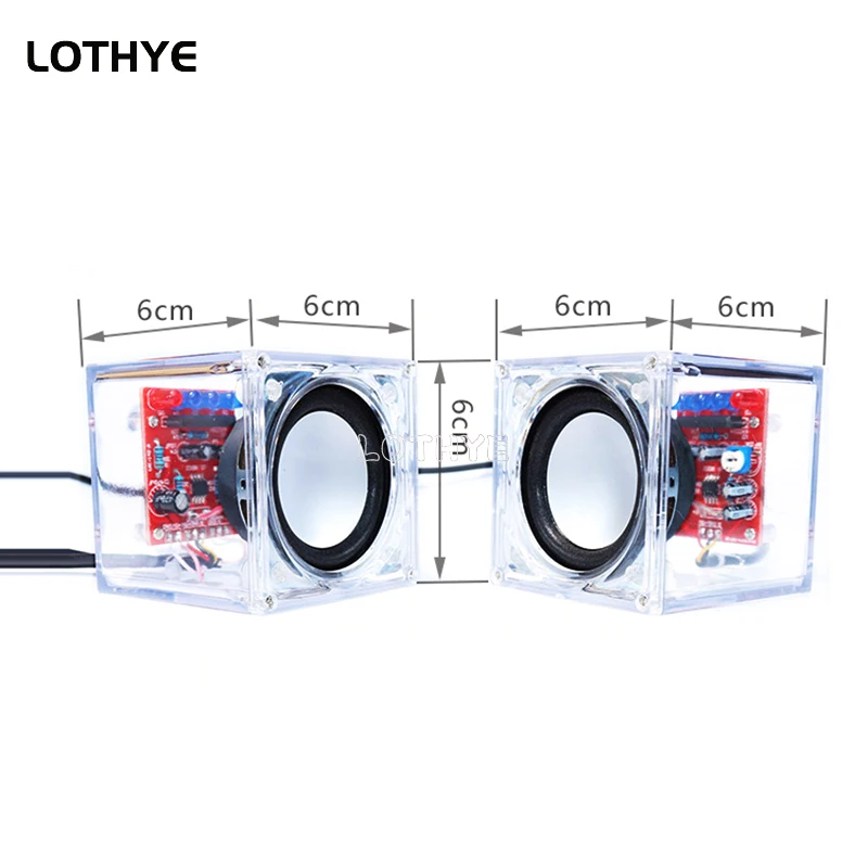 Mini-Speaker-Making-Kit-2-Channel-Small-Audio-Parts-DIY-Electronic-Kit ...
