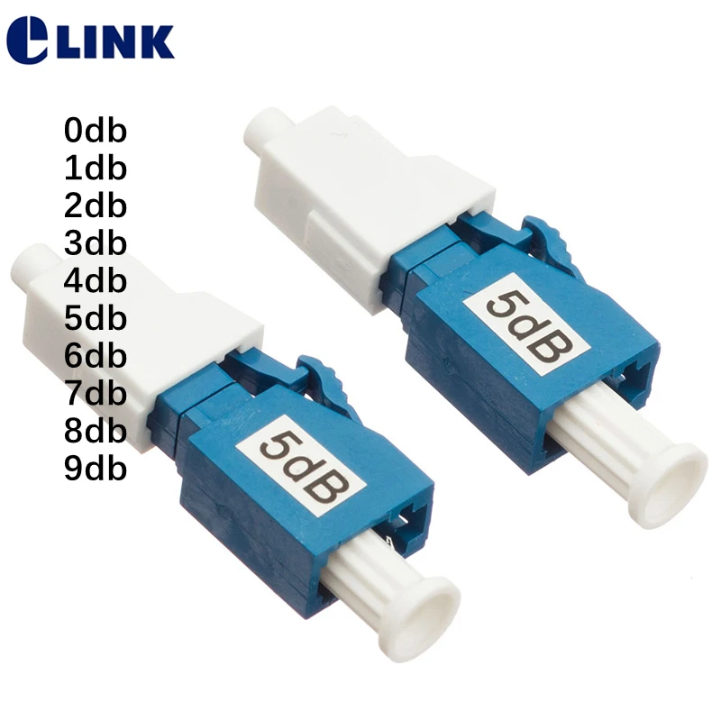 10pcs Lc Fiber Fm Attenuator Female To Male Plug Type 0db 1db 2db 3db 5db 7db 8db Optical Fibre ...