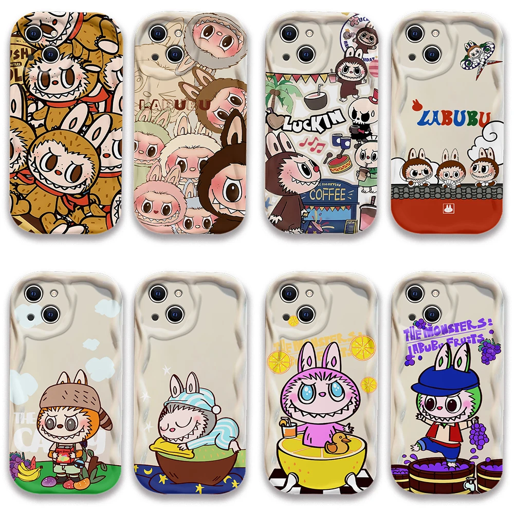 Labubu-Art-Toys-Hot-Cute-3D-Wave-Case-For-Xiaomi-Redmi-13C-12-12C-10 ...