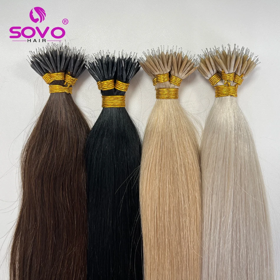 Nano-Ring-Human-Hair-Extensions-Straight-Remy-Micro-Beads-Ring-Hair ...