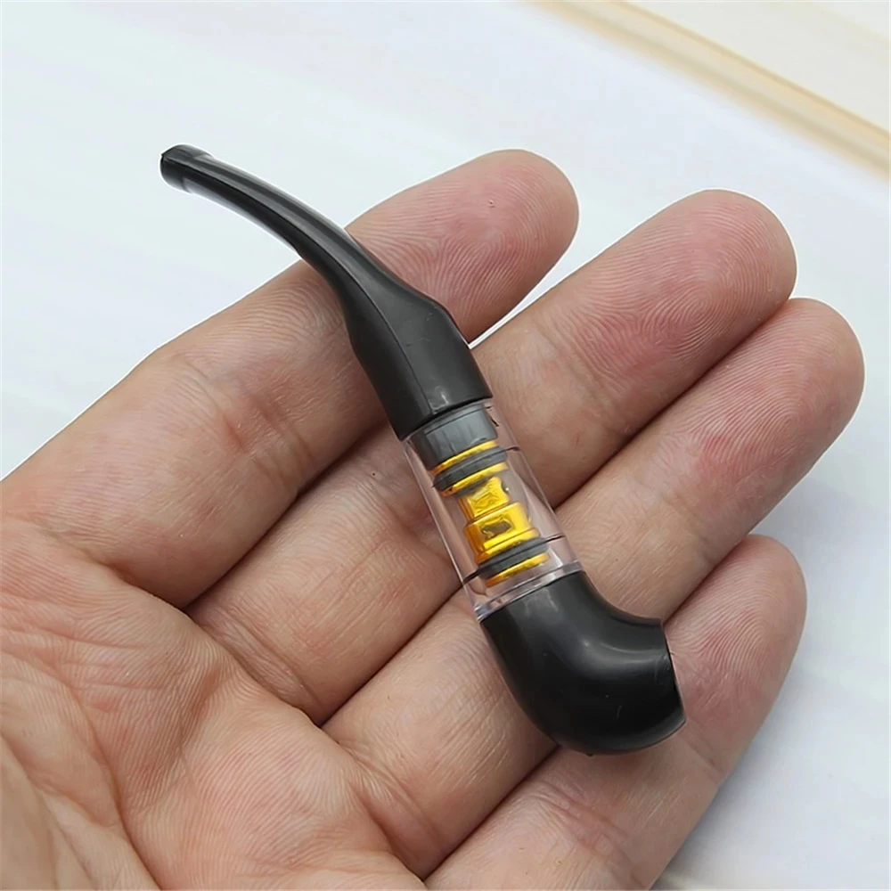 Pocketable Mini Resin Smoking Pipe Cleanable Microfilter Cigarette ...