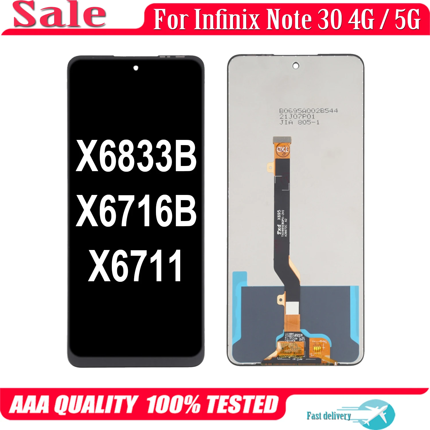IPS-120HZ-LCD-Display-Touch-Screen-Digitizer-For-Infinix-Note-30-X6711 ...