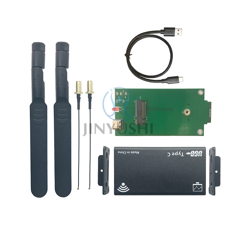 M.2 Adapter with enclosure (without modem) WIFI Type C Antenna for all ...