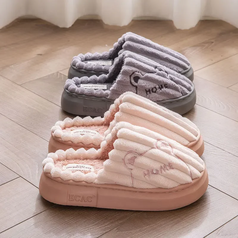 2024Winter-Women-s-Slippers-Velvet-Furry-Slipper-Comfort-Home-Slippers ...