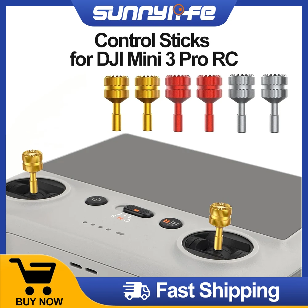 Sunnylife DJI Mini 3 Pro RC Control Sticks Precisely CNC Machined ...