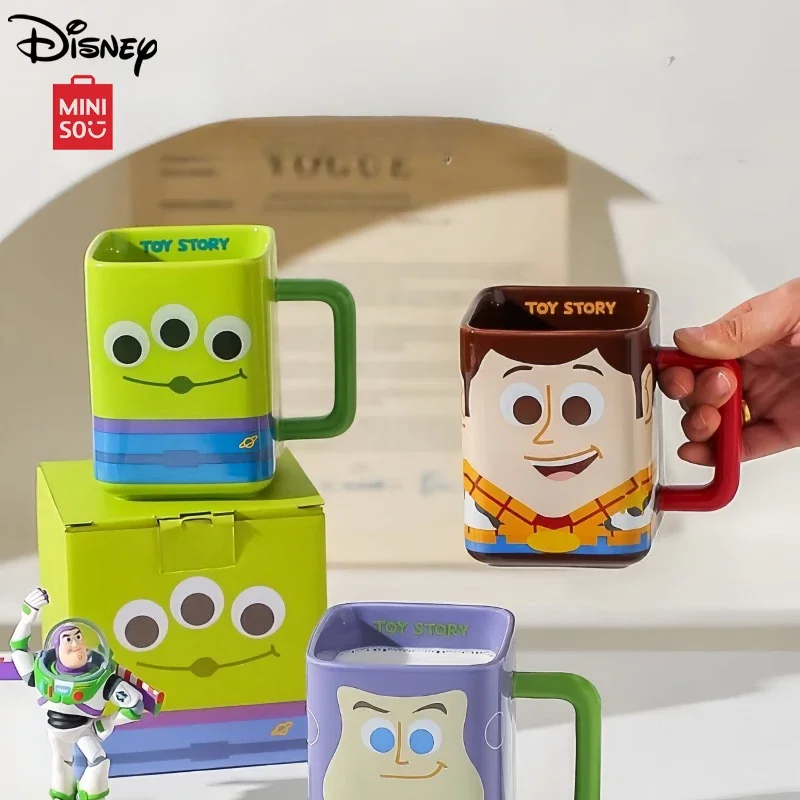 MINISO-Disney-450ML-Buzz-Lightyear-Milk-Coffee-Cup-Ceramic-Cute-Cartoon ...