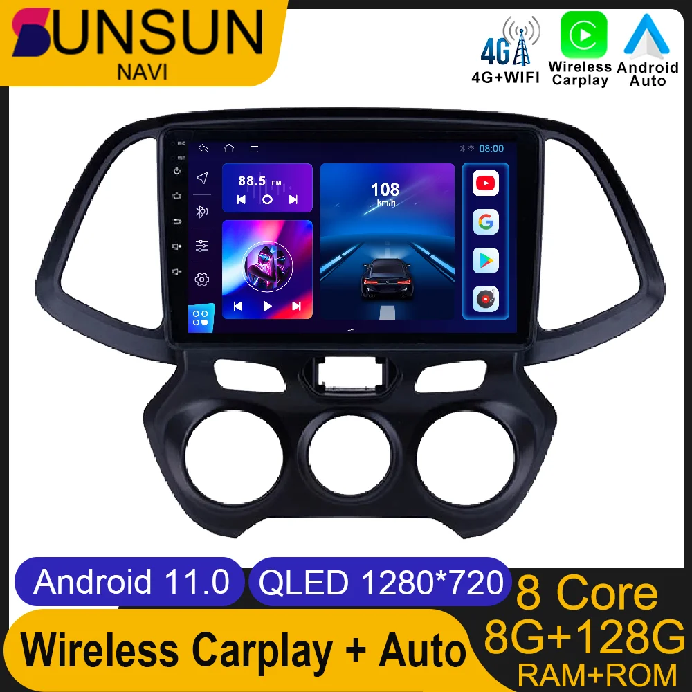 Android 11 For Hyundai Santro Atos 2018 Car Radio Stereo Multimedia ...