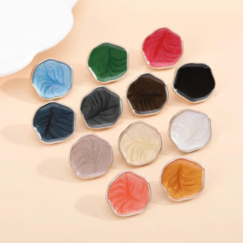 10PCS-Special-Shape-Shank-Buttons-21-25mm-Beautiful-Irregular-Plastic ...
