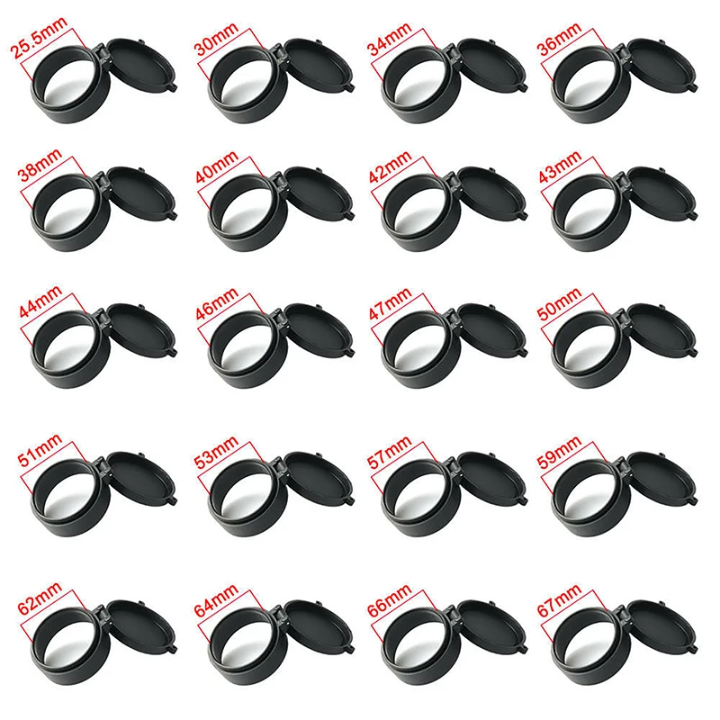 Telesc-pica-Flip-Up-Cap-Prote-o-Primavera-Capa-Dust-Rifle-mbito-Ca-a ...