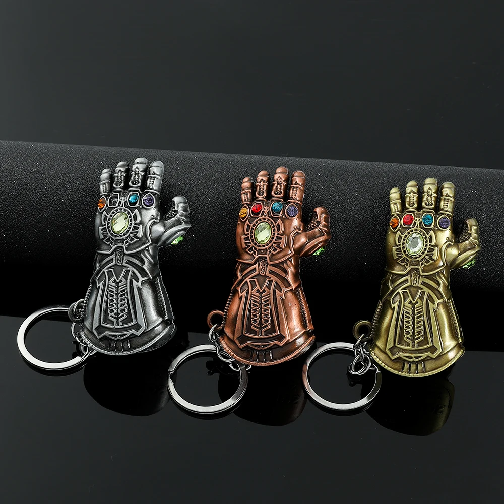 Avengers-Thanos-Infinity-Gauntlet-Keychain-Superhero-Keyrings-Car ...