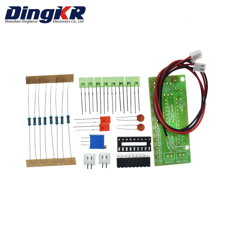 DC-9V-12V-LM3915-10-LED-ses-ses-spektrum-analiz-r-seviye-g-stergesi ...