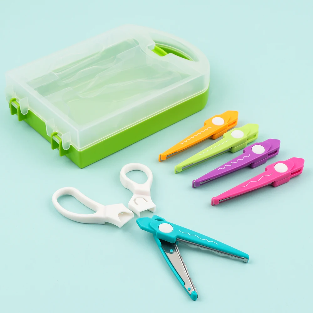 6pcs-set-Zig-Zag-Edges-with-Portable-Organizing-Container-Decorative ...