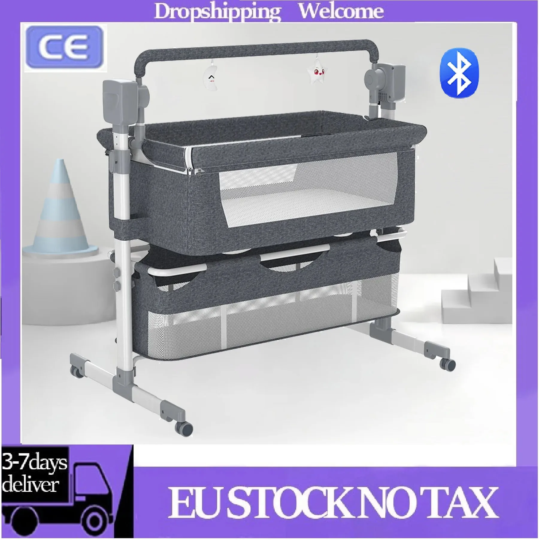 Baby bed Baby Crib cradle for baby accessories Kid's bed Baby nest ...