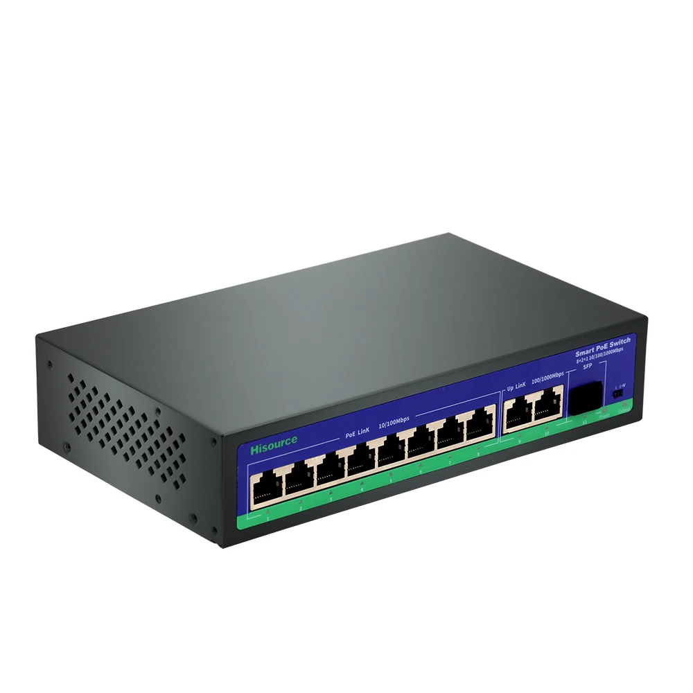 Hisource-Active-POE-Switch-48V-8-16-24-Port-Ethernet-Switch-Injector ...