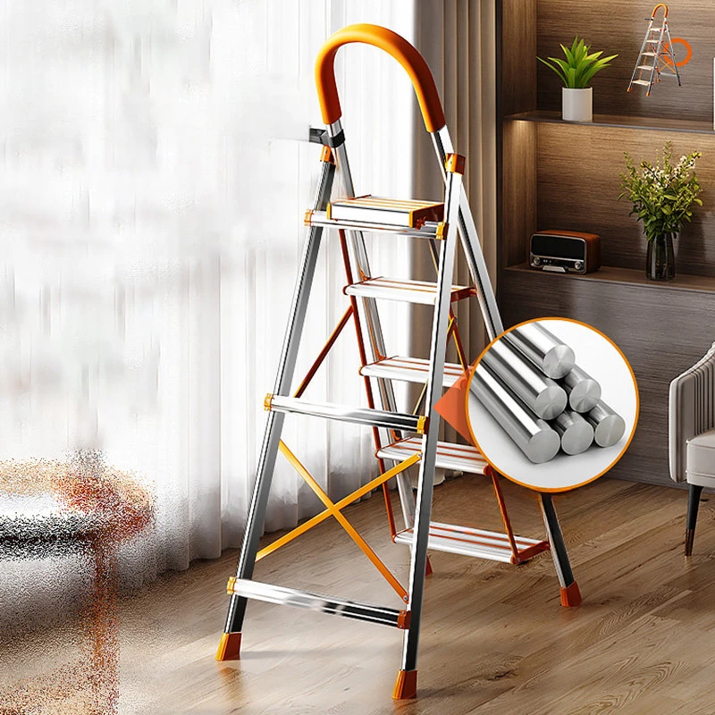 Thickened-Folding-Ladder-Modern-Kitchen-Step-Ladders-Indoor-Home ...