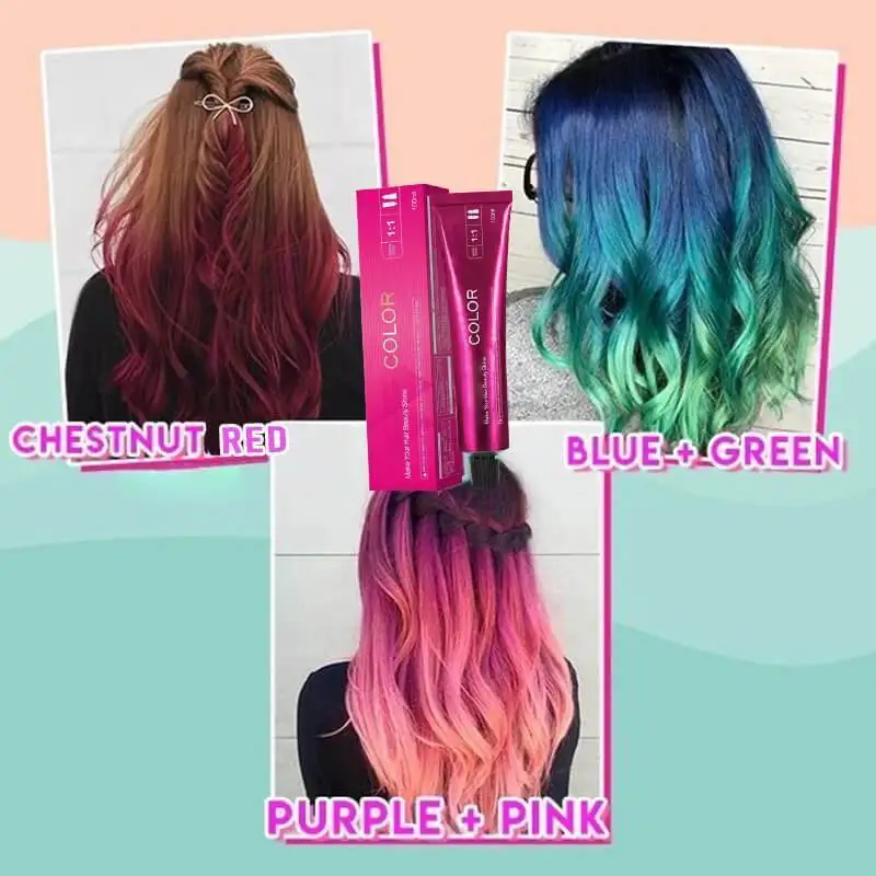 Pastel Hair Color Chart