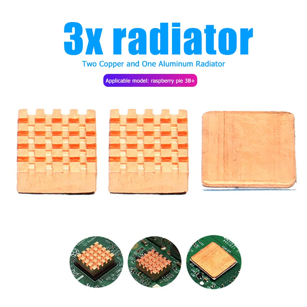 3pcs-Copper-Metal-Heatsink-Motherboard-CPU-Memory-Chip-Passive-Cooling ...