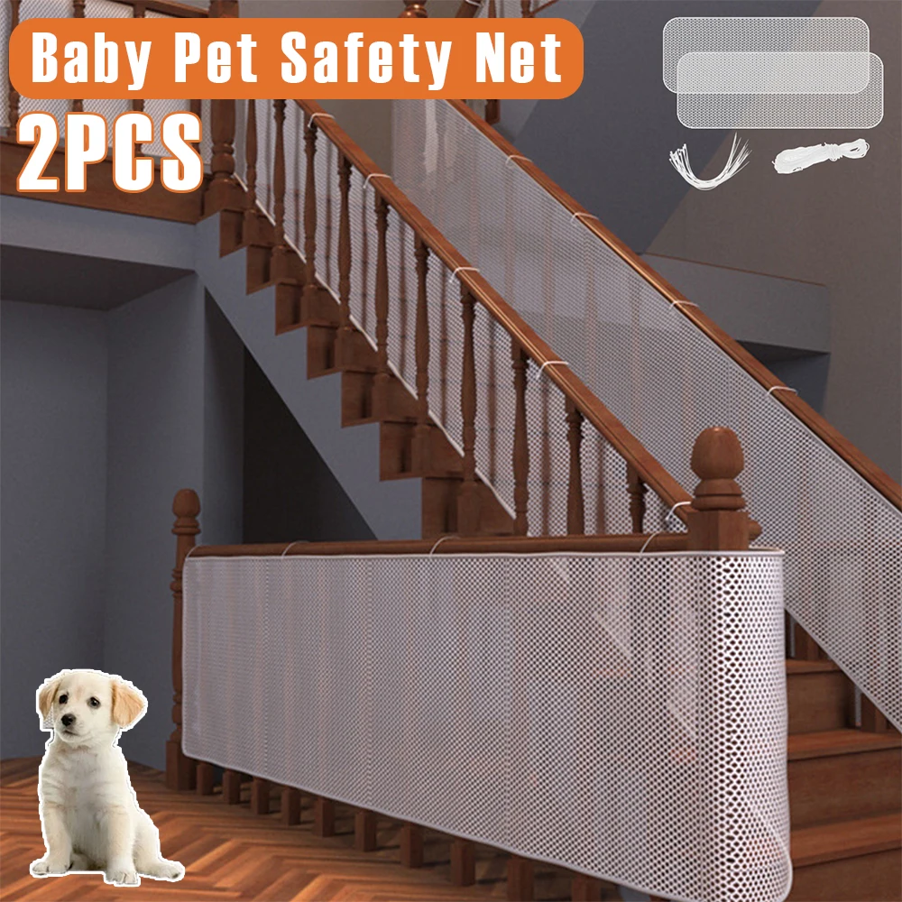 2Pcs-3M-Baby-Safety-Net-Sturdy-Banister-Guard-Stairway-Net-Waterproof ...