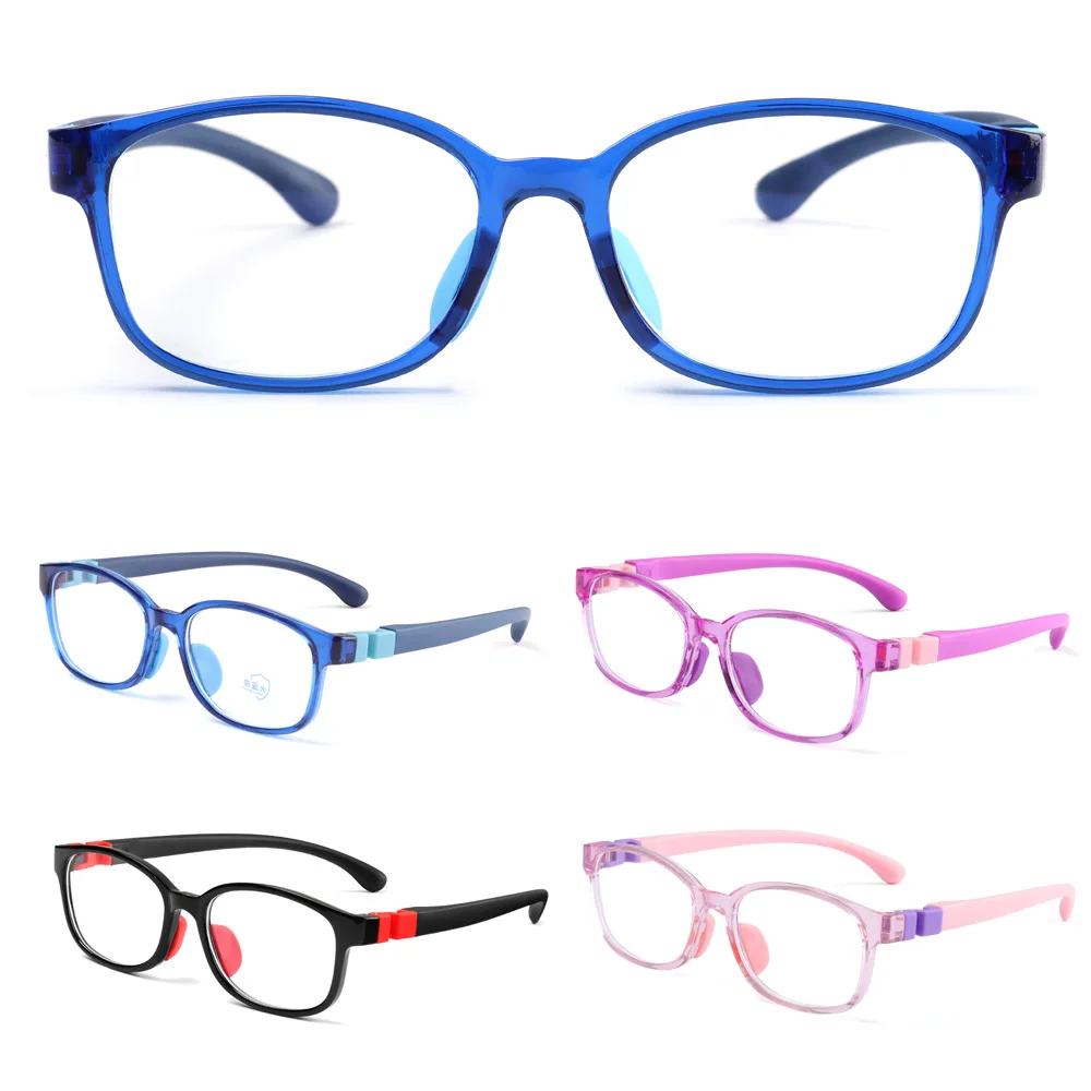 Children-Silicone-Anti-blue-light-Glasses-TR90-Flexible-Removable-Flat ...