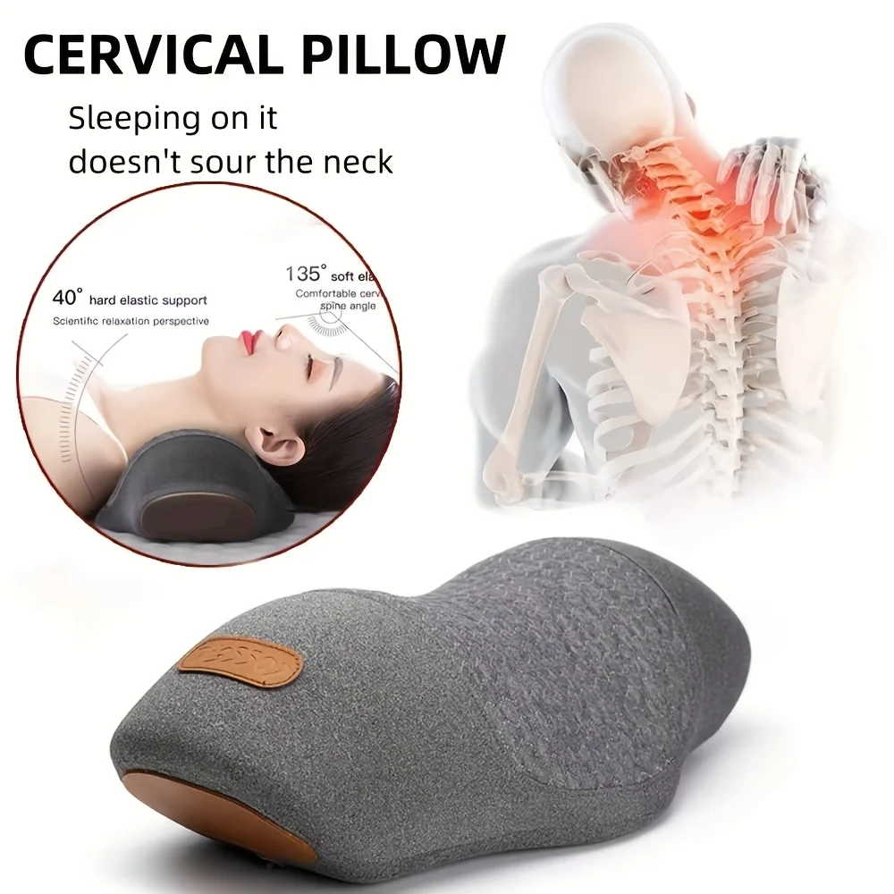 Neck Support Pillow Portable Travel Neck Memory Foam Sleep Pillows Slow ...