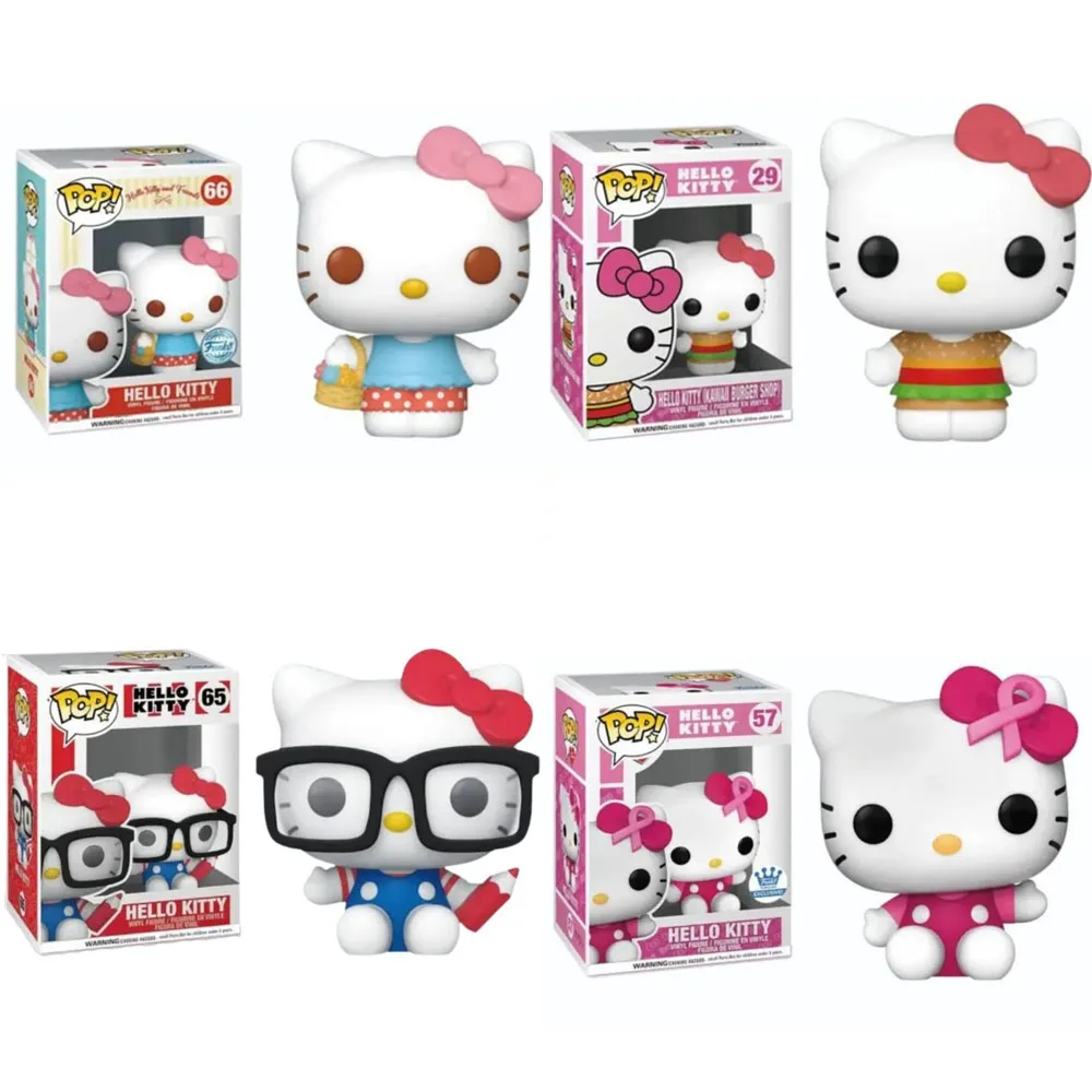 Funko-POP-figura-de-Hello-Kitty-de-4-estilos-juguete-modelo-de-colecci ...