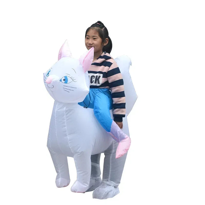 Super Cute Inflatable Cat Suit Party Prop Cat Inflatable Cosplay ...