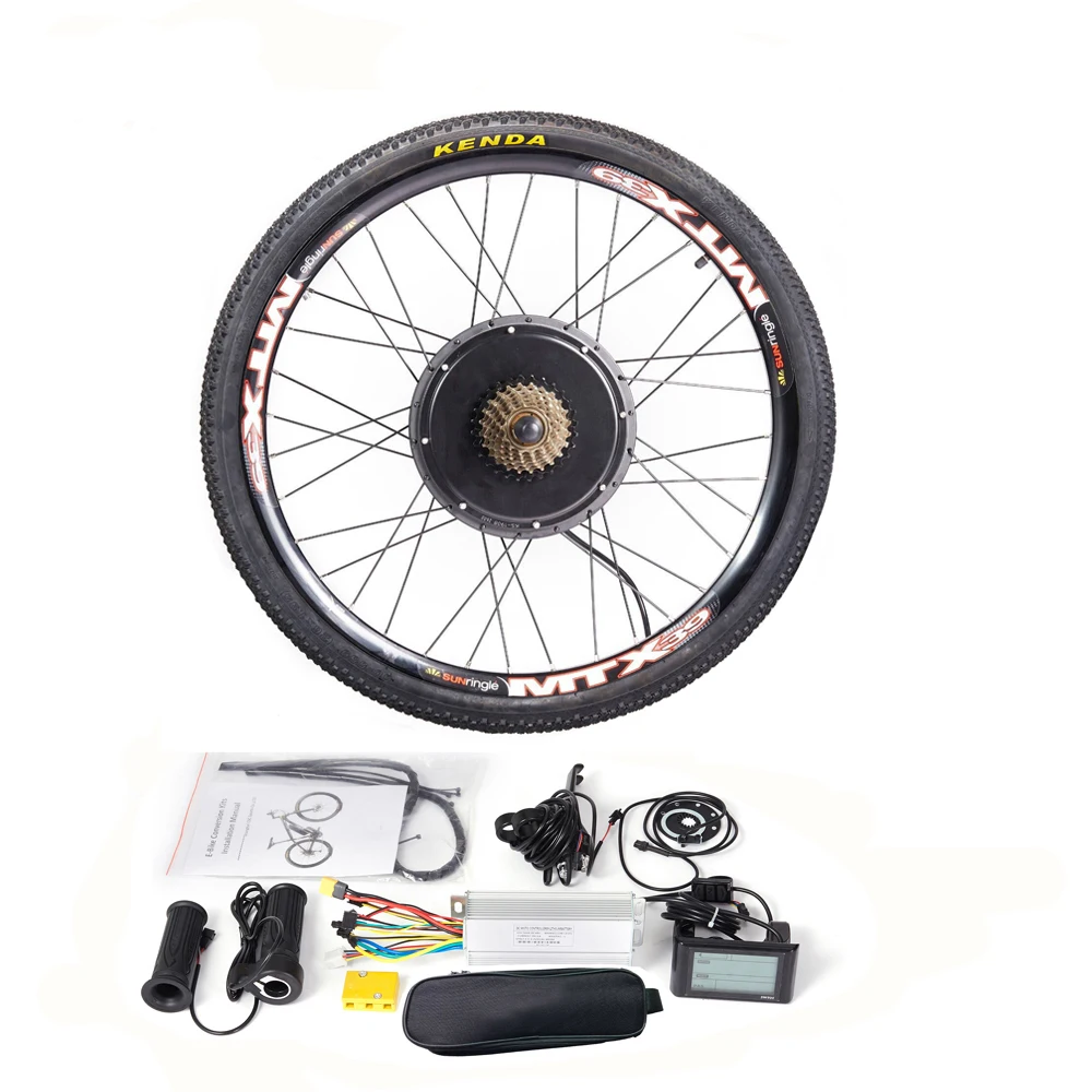 CSC-Kit-de-conversi-n-de-bicicleta-el-ctrica-de-48V-1000W-1500W-freno ...