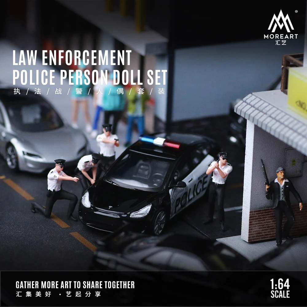 More-Art-1-64-Law-Enforcement-Police-Action-Figure-Set-Resin-Figure ...