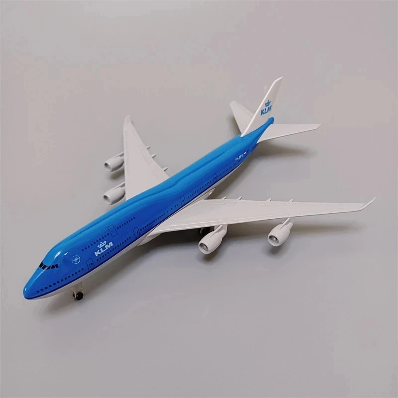 B747 KLM Airlines 1/400 Diecast Metal Airplane Model With Stand Holland ...