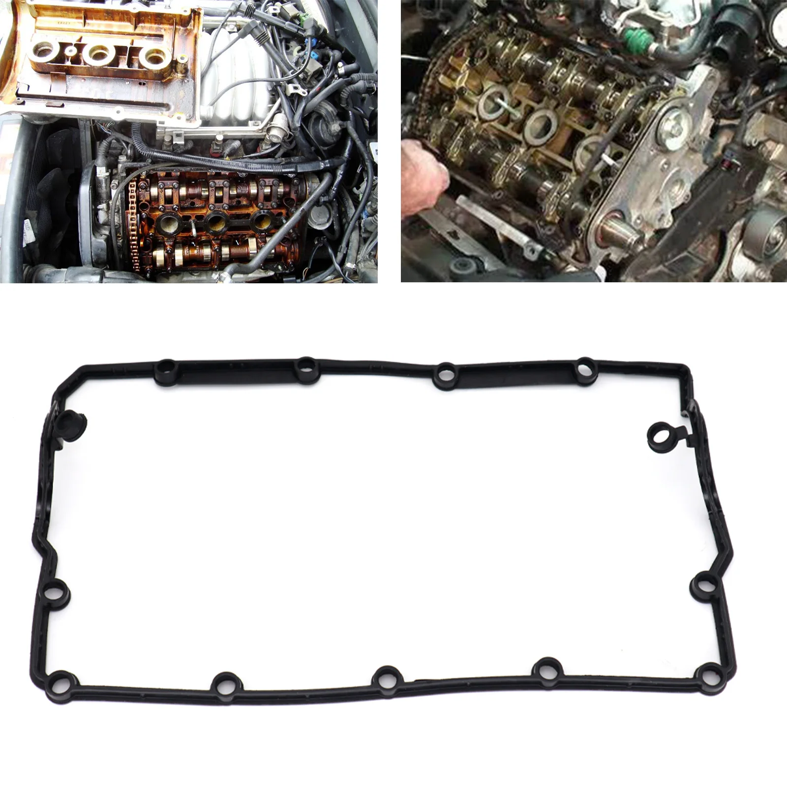 Car Engine Valve Rocker Cover Gasket Replacement Parts For VW AUDI A3 ...