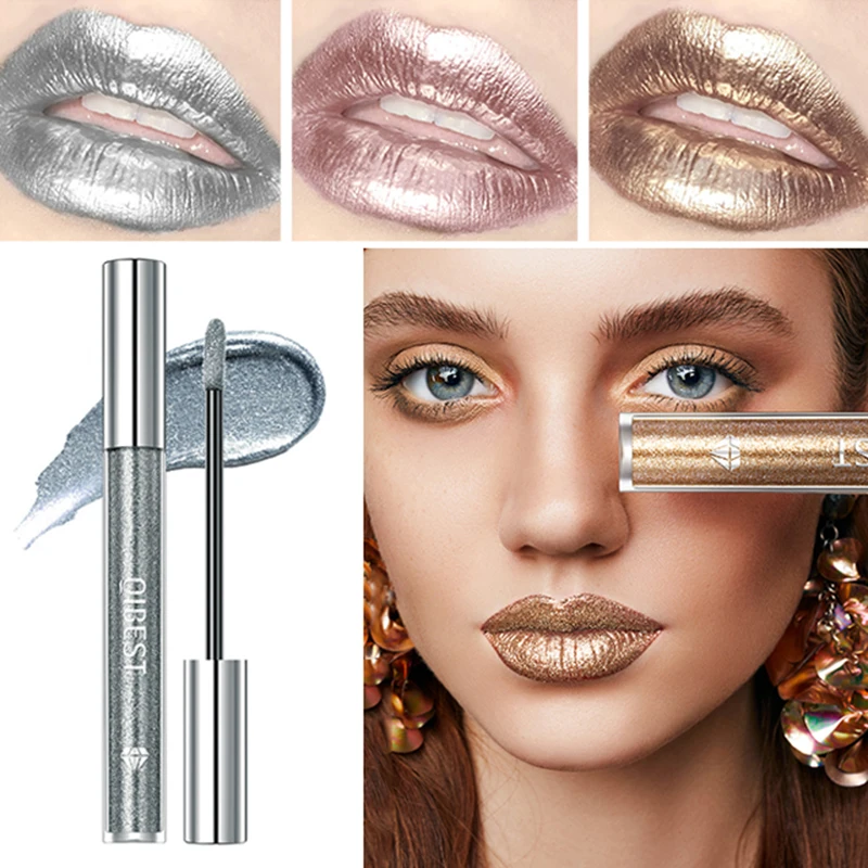 6-Colors-Metallic-Glitter-Diamond-Liquid-Lipstick-Waterproof-Long ...